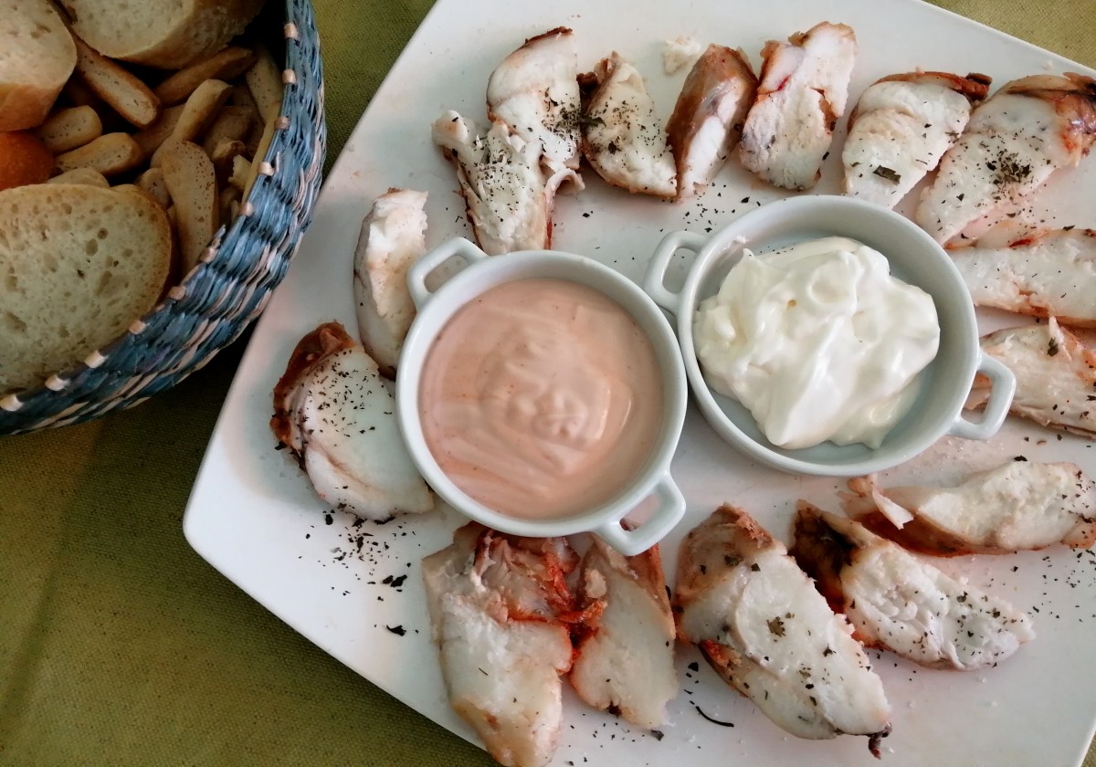 Rape alangostado | La fritada